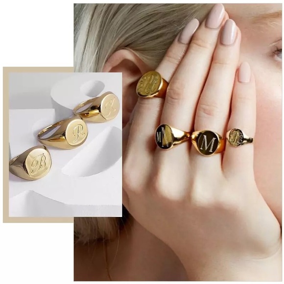 Jewelry | Customized Women Signet Ring | Poshmark